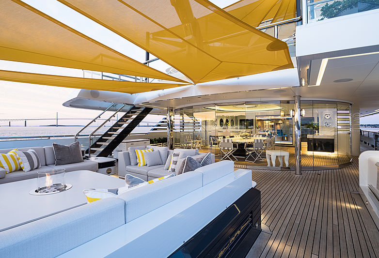 Photo: Scout yacht by Hakvoort deck | SuperYacht Times
