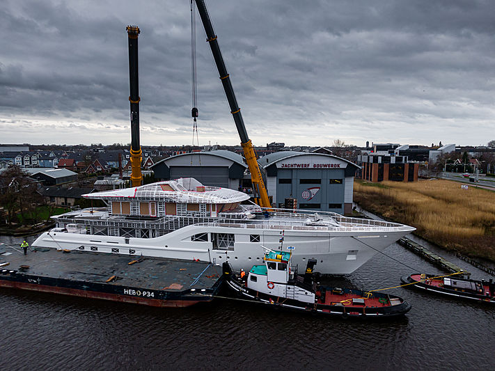 55m new build Feadship 704 under construcion | SYT