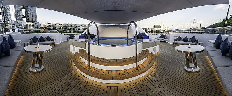Photo: White Rabbit yacht deck | SuperYacht Times