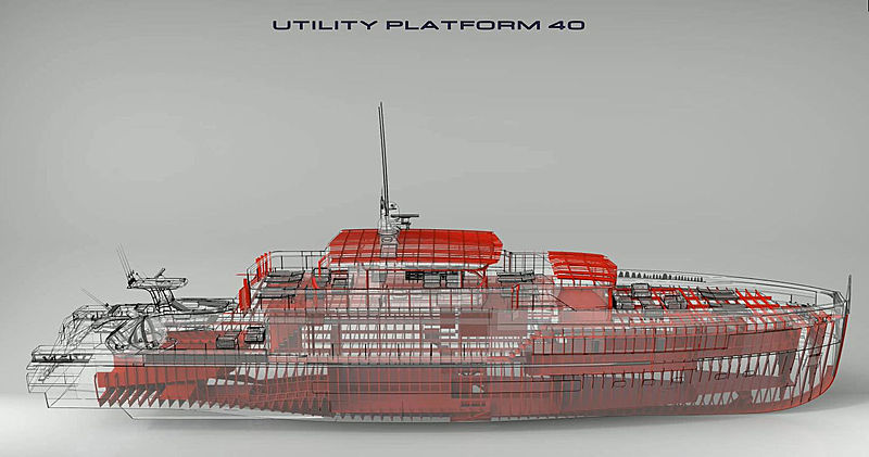 New UP40 motor yacht platform unveiled by Antonini Navi