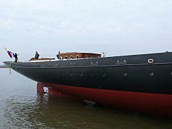 Schooner Atlantic hits the water | SuperYacht Times
