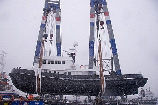 Launch of explorer superyacht Lars | SuperYacht Times