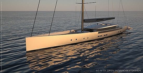 Updated renderings of the 60 metre yacht bt VGD | SYT