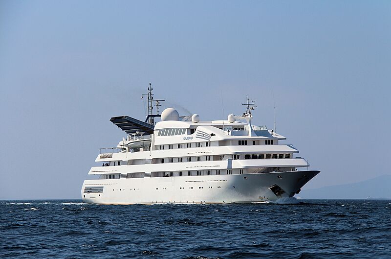 The 90 metre superyacht Dubawi visits Saint Malo | SYT