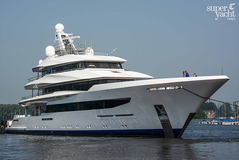 More exclusive footage of Feadship’s new 70m superyacht Joy