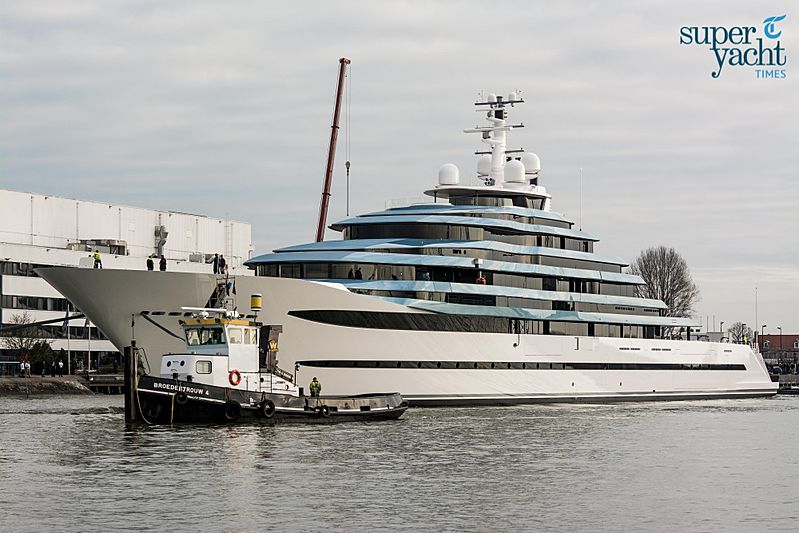 Exclusive: Oceanco launches largest yacht in the Netherlands