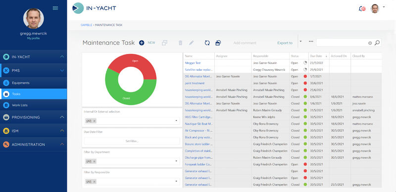 In-Yacht’s holistic management software for all yacht management needs