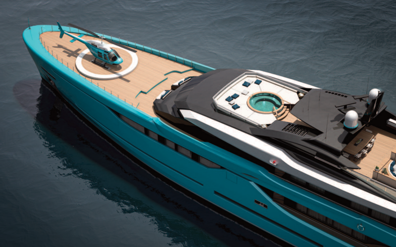 Superyacht Neptune unveiled by Turquoise and Hot Lab | SYT
