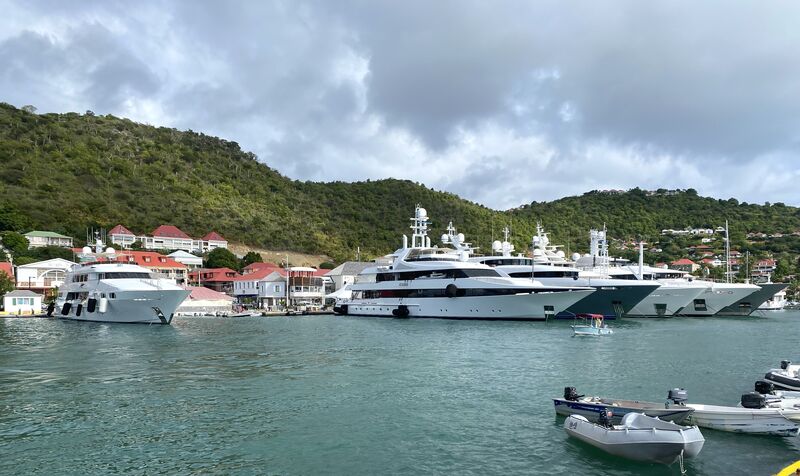 Photo: Yachts in the port of Gustavia, St Barths | SYT
