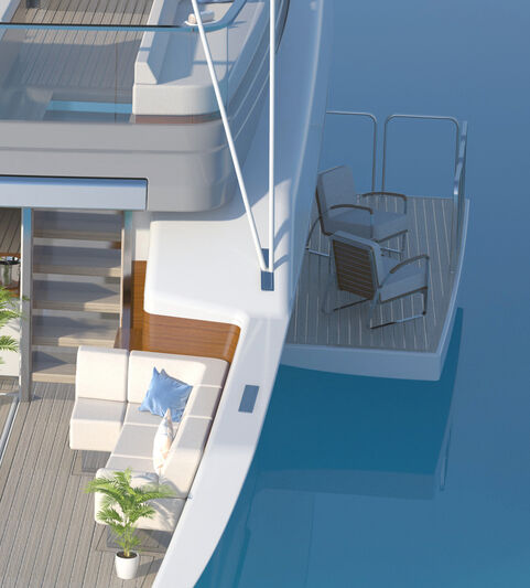 Isola Corvus yacht concept Velarca 135 | SuperYacht Times