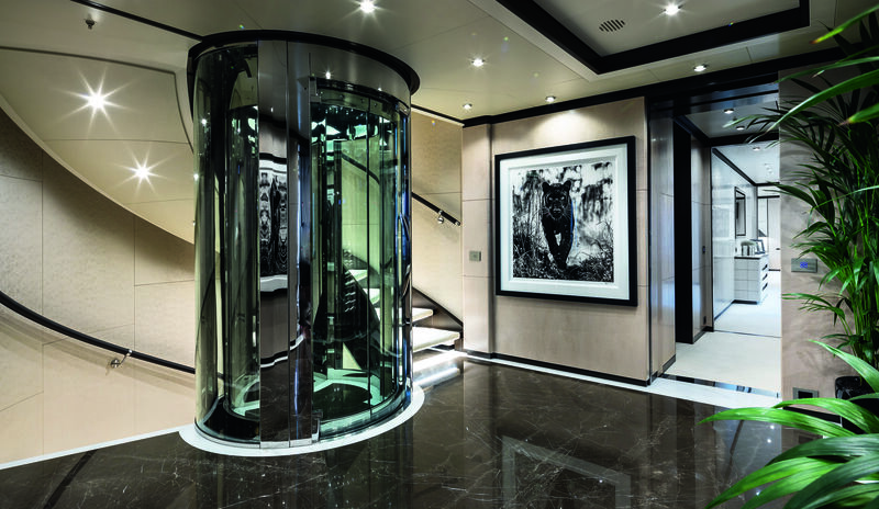 Photo: Triumph yacht elevator | SuperYacht Times