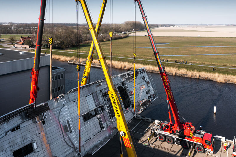 Royal Huisman 52m fishing superyacht Project 406 turned