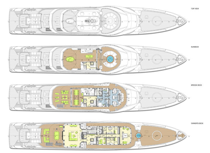Photo: Amels 80 yacht general arrangement | SuperYacht Times