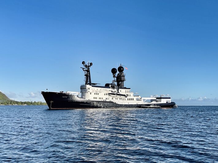 Conversion superyacht Arctic P in Tahiti | SuperYacht Times