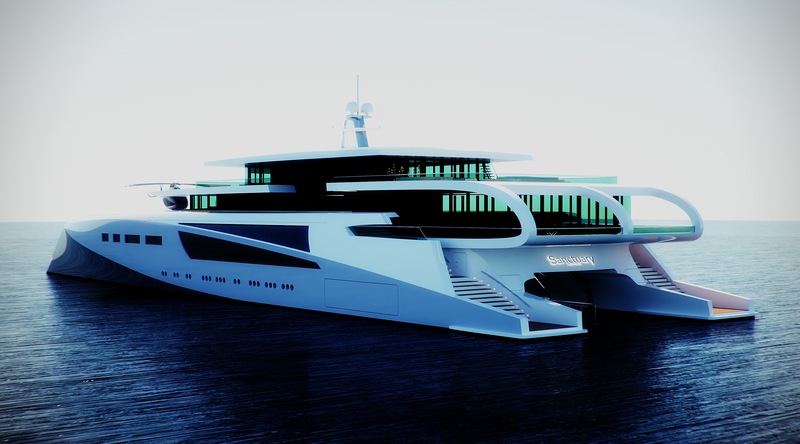 Nick Stark 81m concept Project M | SuperYacht Times