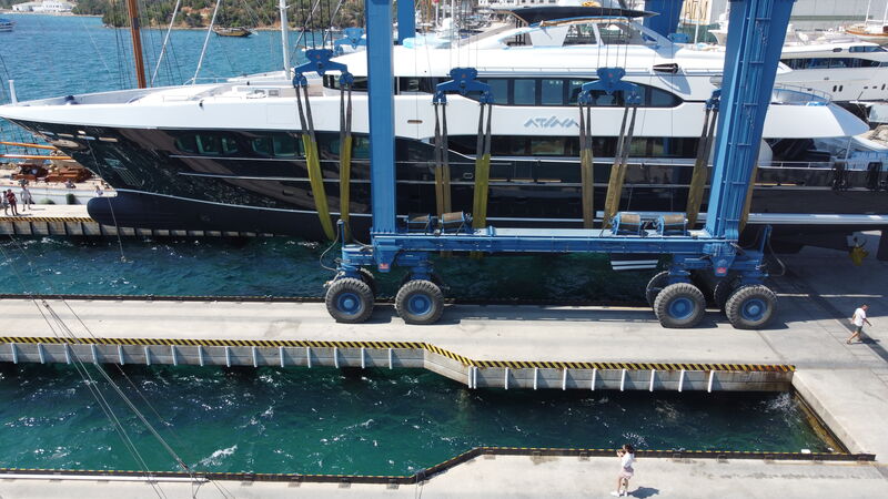 47m Heesen yacht Atina launches after major refit | SYT