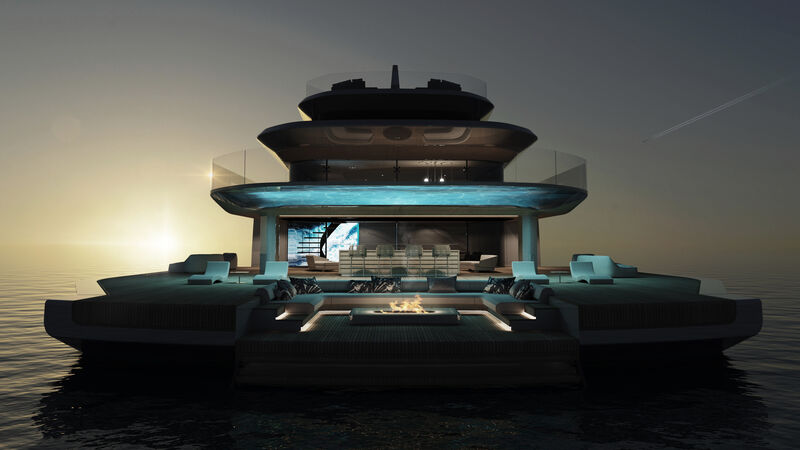Exclusive first look at the 83m superyacht concept Dust by Jay Aberdoni