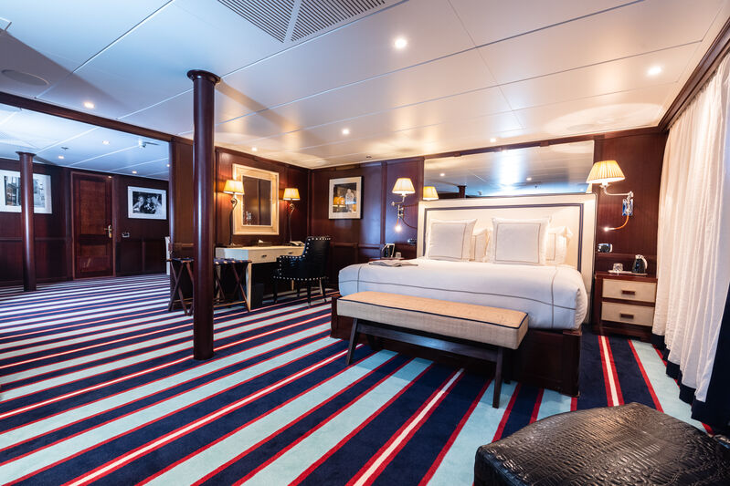 A first-look onboard 70m Force Blue after her significant refit