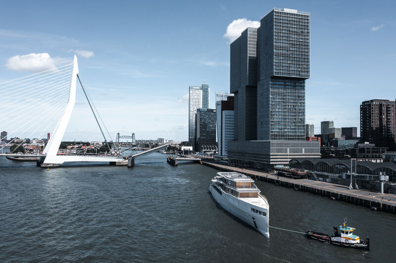 Feadship 103m superyacht Project 1011 in transit | SYT