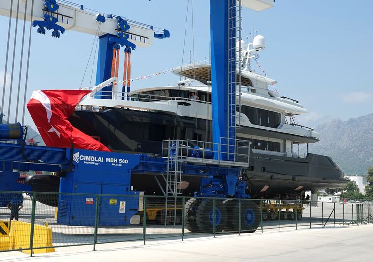 Photo: Infinity Nine yacht launch | SuperYacht Times