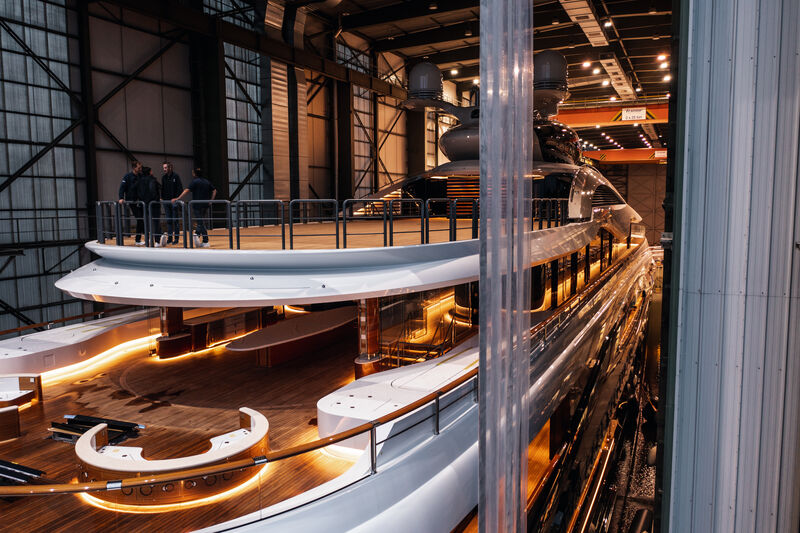 Feadship 1010 launched | SuperYacht Times