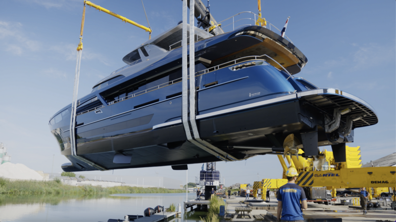 Van der Valk yacht Blue Jeans launched | SuperYacht Times