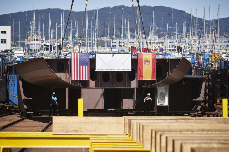 Freire Shipyard lays keel of new superyacht | SYT