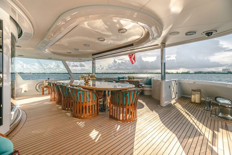 Photo: Gallant Lady yacht deck | SuperYacht Times