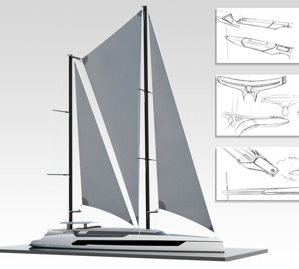 Isola Corvus yacht concept Velarca 135 | SuperYacht Times