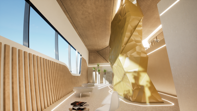 Onboard Meyer Yachts 150m yacht concept One50 | SYT