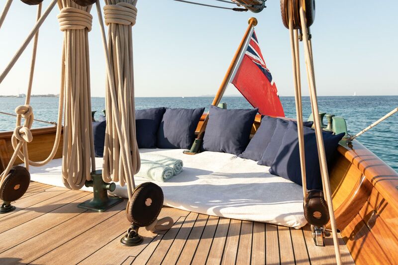 Photo: Naema yacht deck | SuperYacht Times