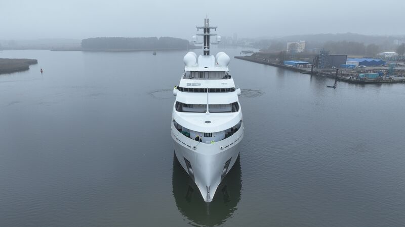 107m Lürssen superyacht Project Icecap sea trials | SYT