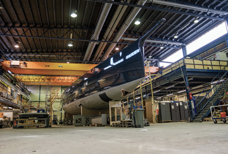 34m Baltic 110 Custom sailing yacht enters final phase of construction