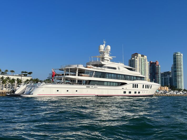 74m superyacht Sixth Sense in Miami | SuperYacht Times