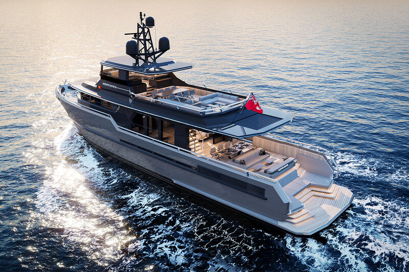 Vripack’s new 30m motor yacht concept Defender | SYT