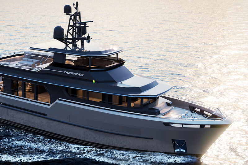 Vripack’s new 30m motor yacht concept Defender | SYT