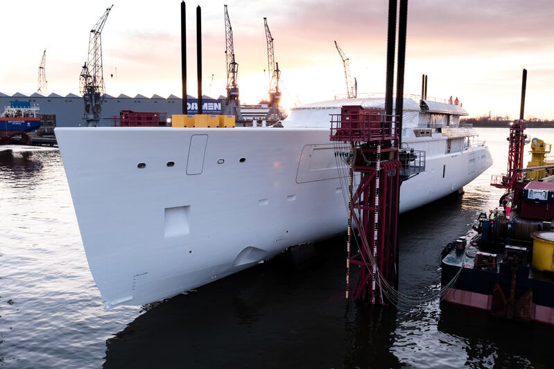 83m Feadship yacht Project 712 launched | SuperYacht Times