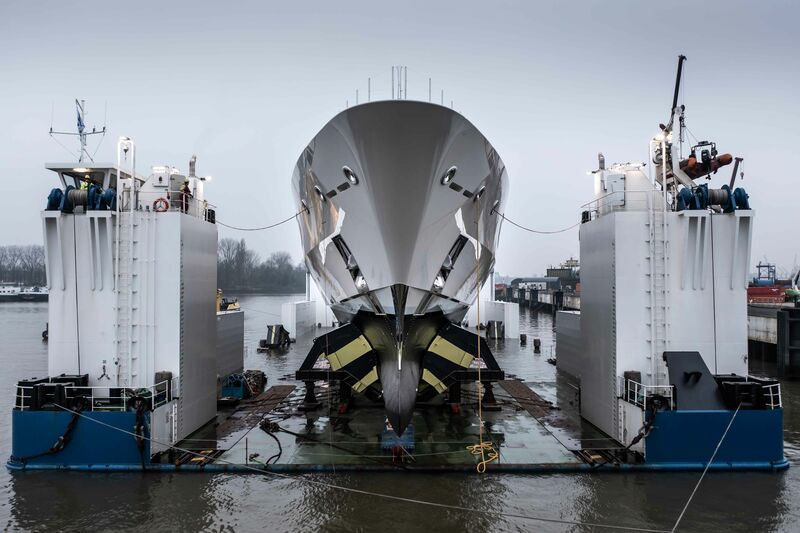 105m Oceanco superyacht H launched | SuperYacht Times