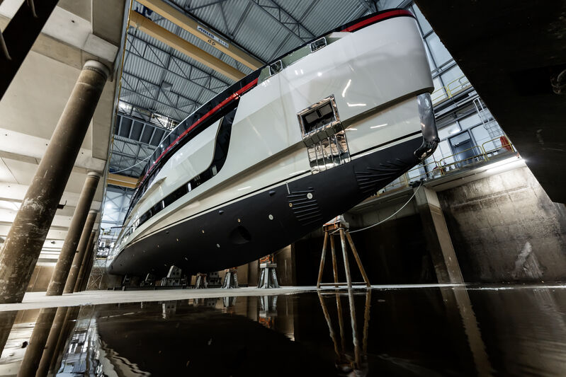 Heesen yacht Project Skyfall launched and named Ultra G