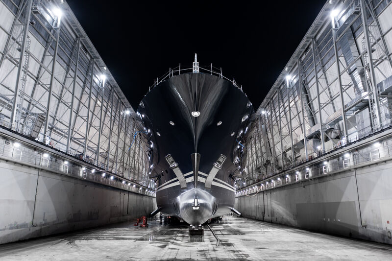 145m secretive Lürssen superyacht Luminance launched | SYT