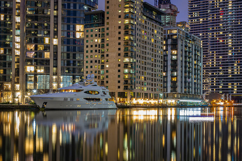 Superyacht Reef Chief in Canary Wharf | SuperYacht Times