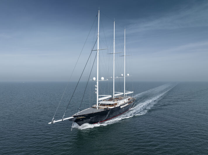 Oceanco’s Y721 superyacht Koru on sea trials | SYT