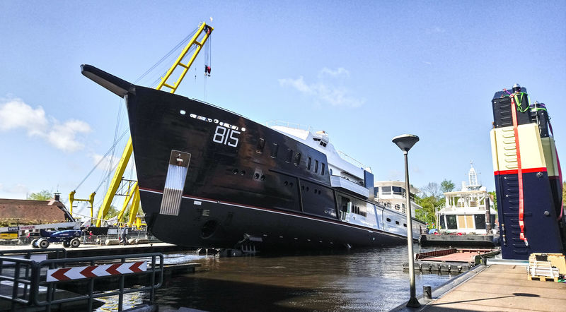 Exclusive: Feadship launching 74m support yacht Sherpa today