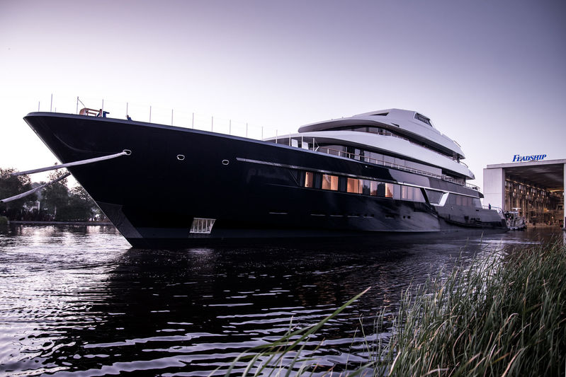 Feadship launches 87m superyacht Lonian | SuperYacht Times