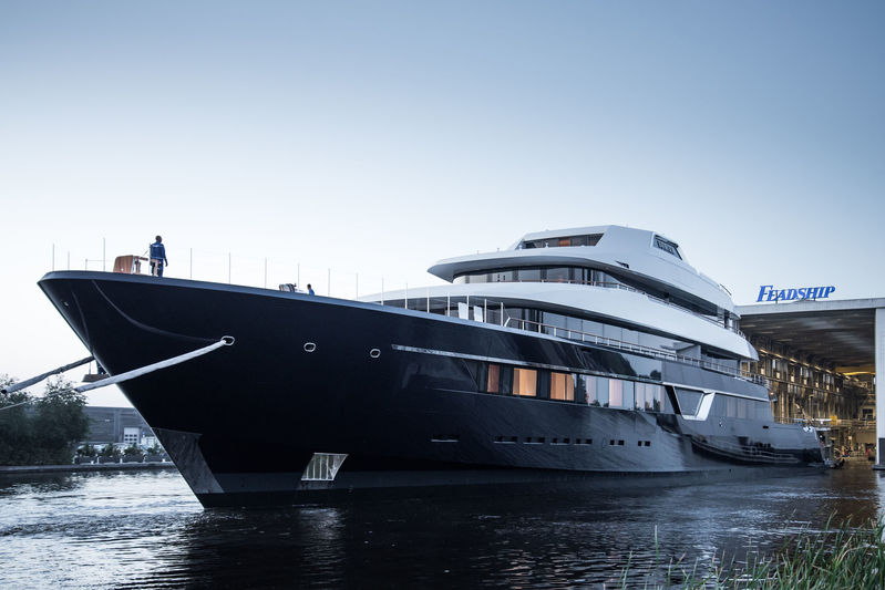 Feadship launches 87m superyacht Lonian | SuperYacht Times