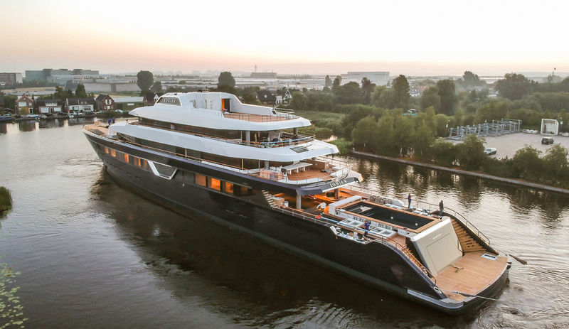 Feadship launches 87m superyacht Lonian | SuperYacht Times