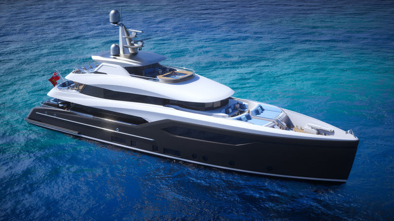 Conrad reveals new plumb bow C133S superyacht model | SYT