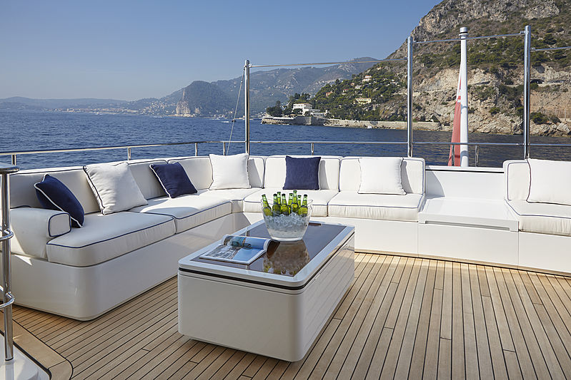 Photo: Forwin yacht upper aft deck | SuperYacht Times