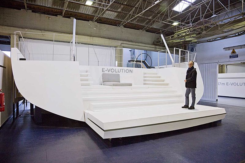 Insider look at the Perini Navi E-volution and its Mock Up