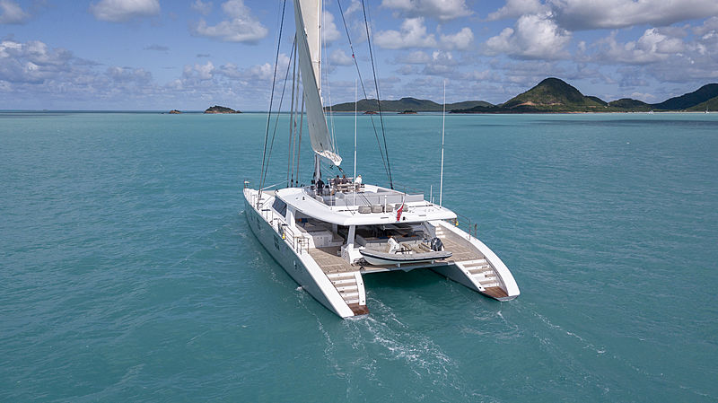 35m sailing catamaran yacht Che for sale | SuperYacht Times